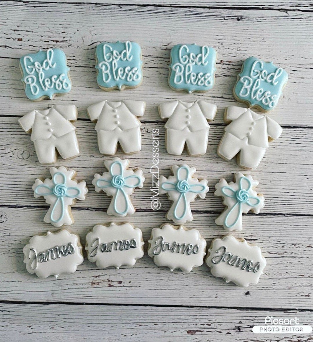 Mini Communion Baptism Christening Dedication Cookie Favor Packs - Etsy
