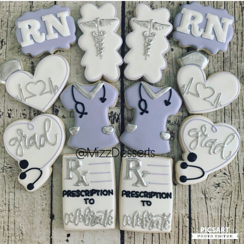 Nurse Graduation Cookies - Etsy