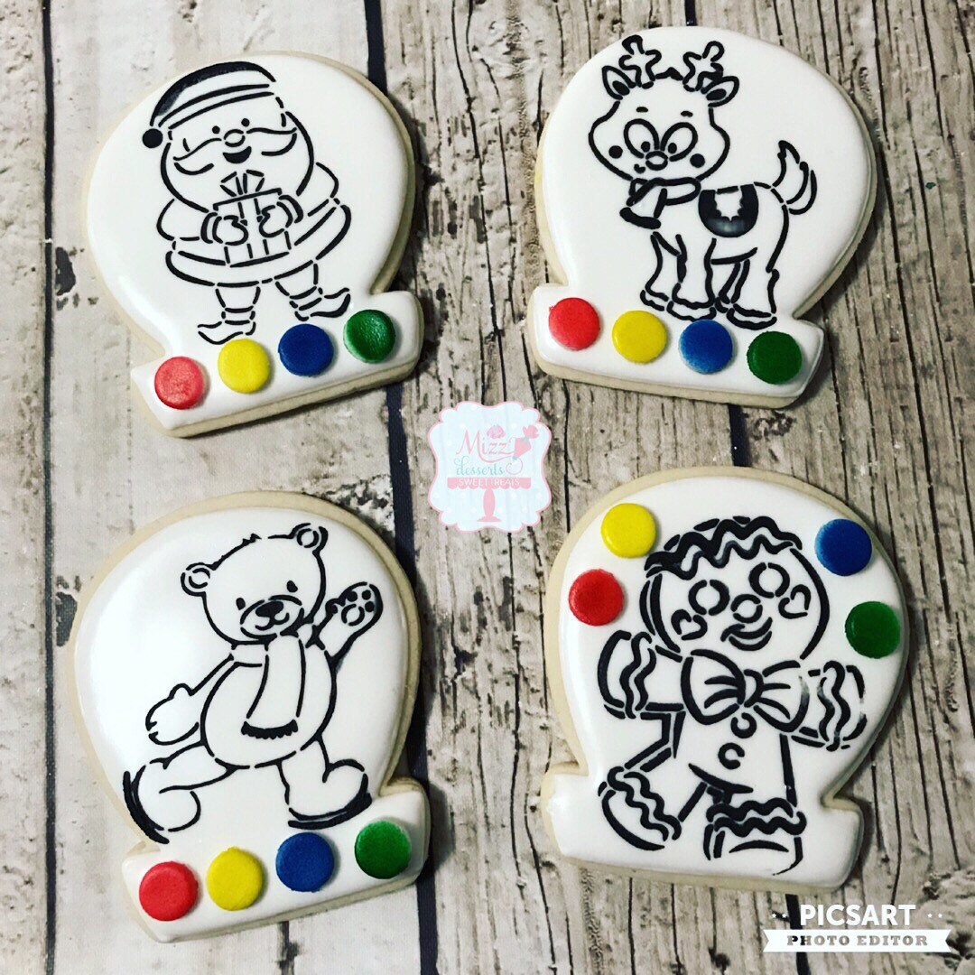 Paint Your Own Christmas Cookies PYO - Etsy