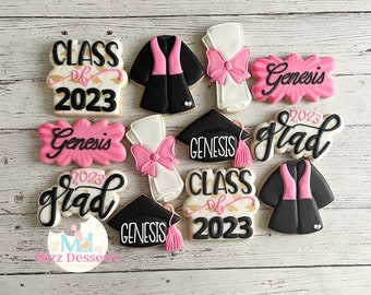 Graduation Cookies, Customized Graduation Cookies, Class of 2025 ...