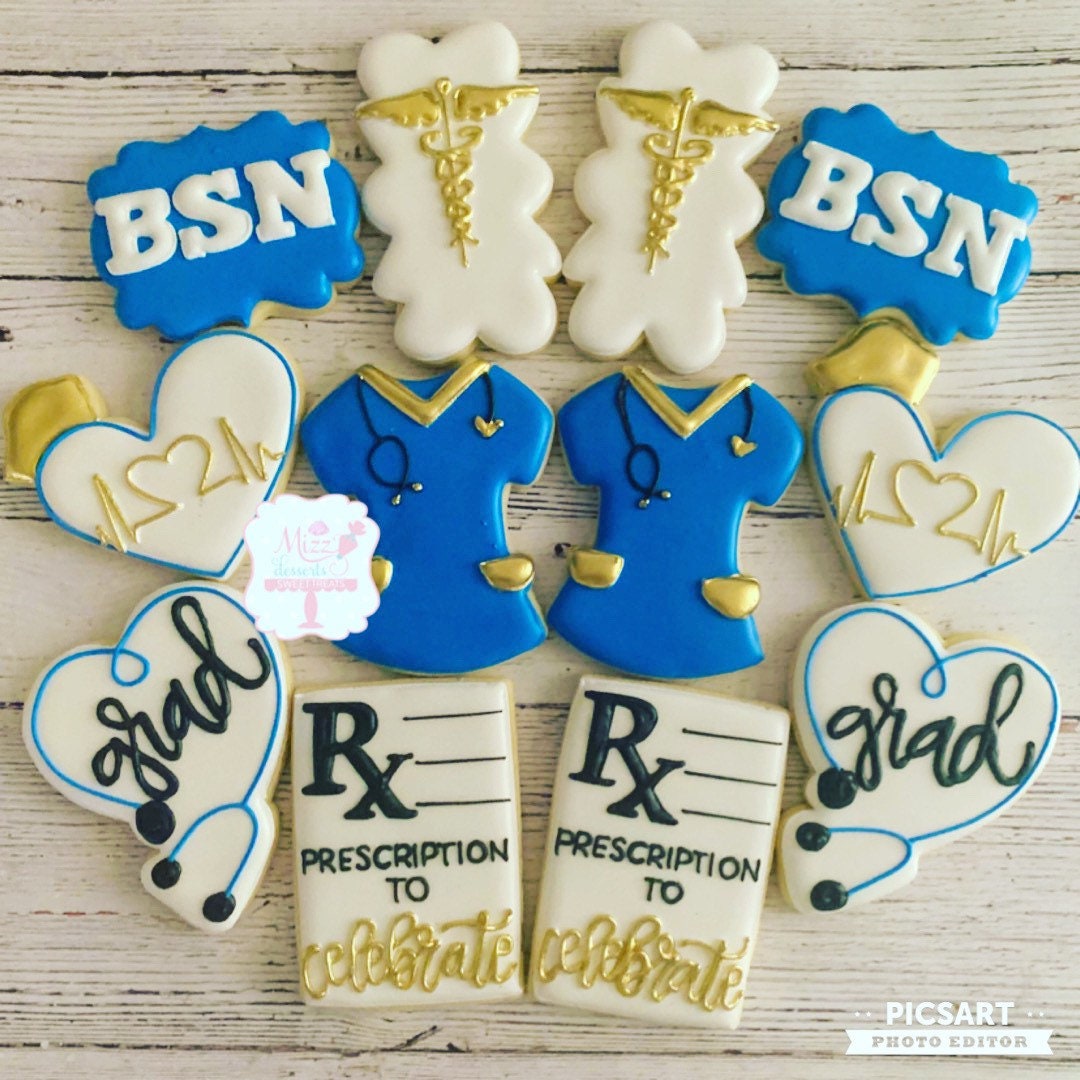 Nurse Graduation Cookies - Etsy
