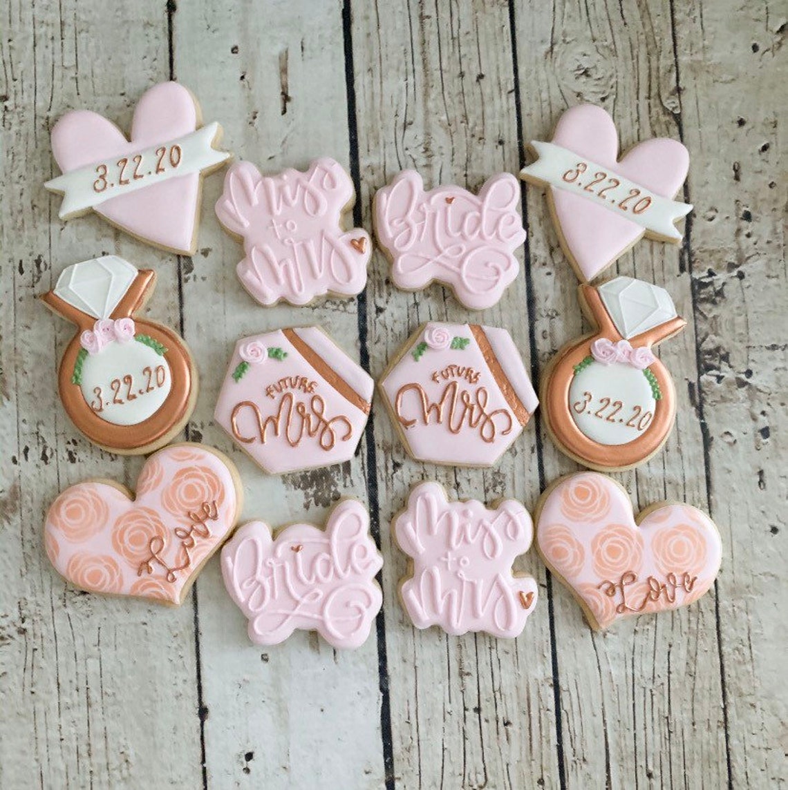 Miss to Mrs Future Mrs Bridal Shower Cookies | Etsy