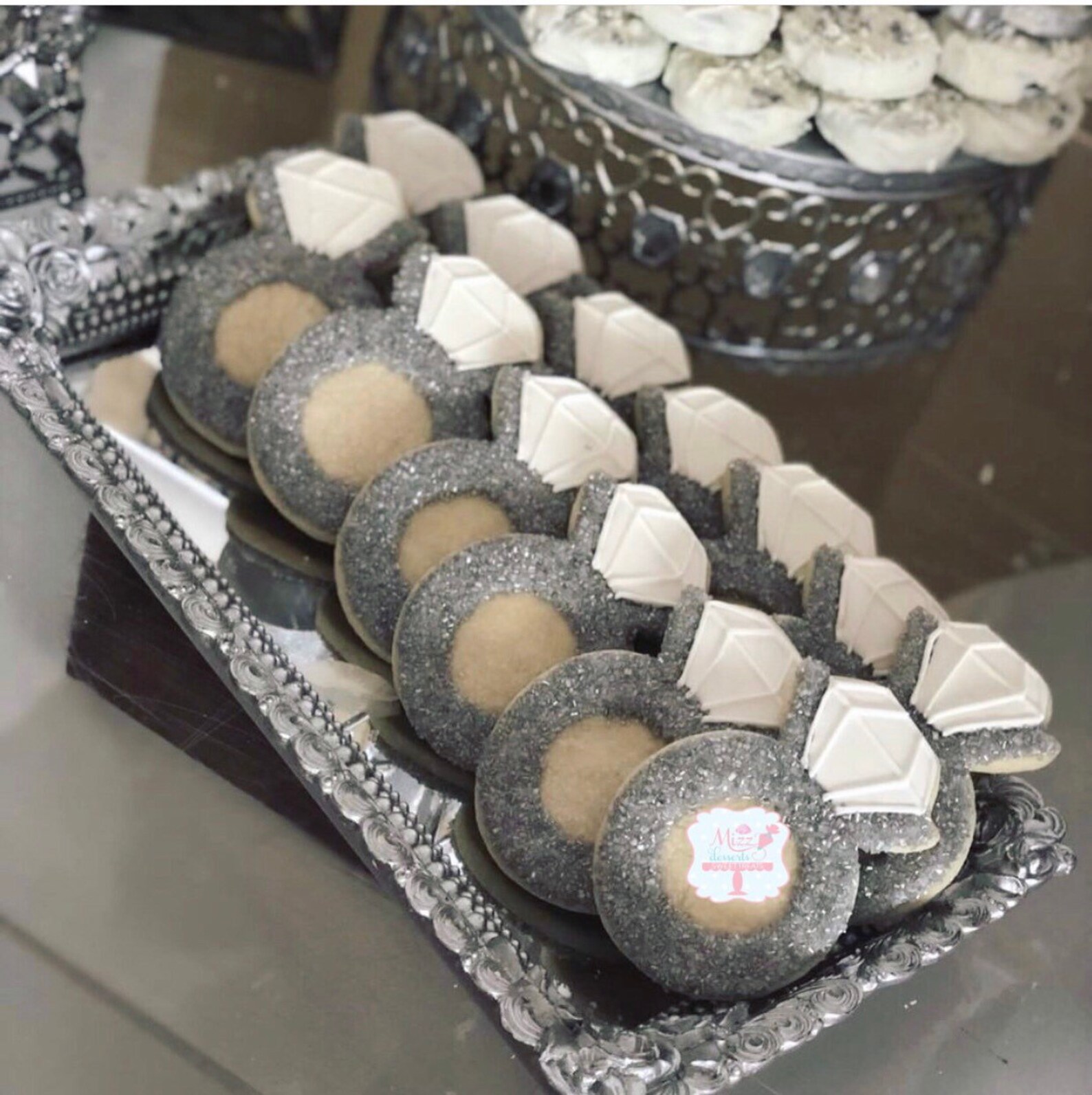Engagement Ring Sugar Cookies - Etsy
