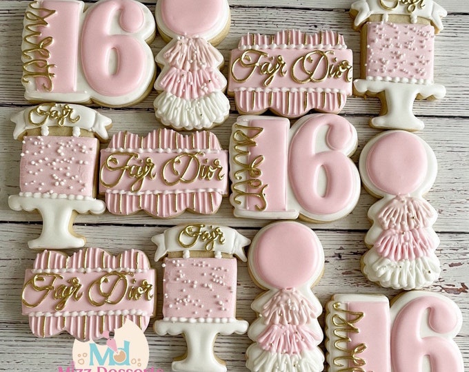 Sweet 16 Cookies - Etsy