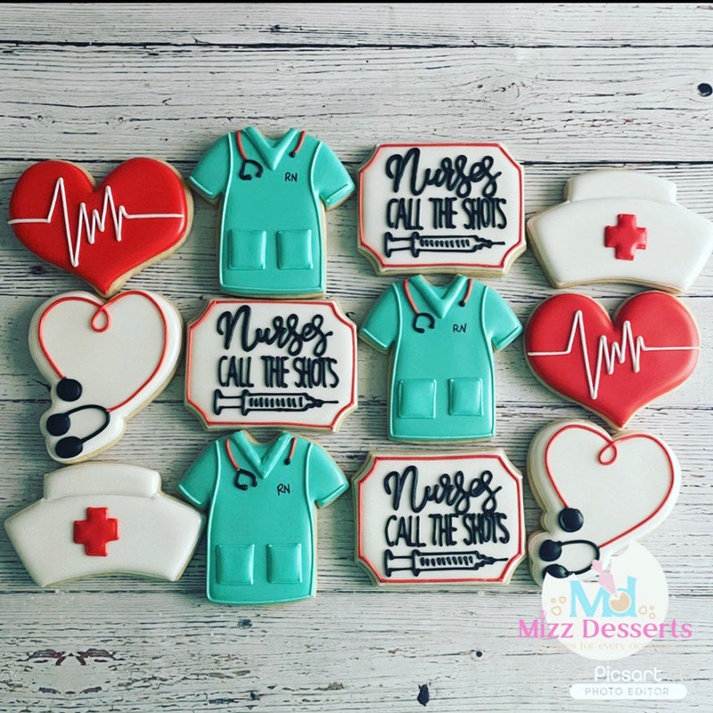 Nurse Cookies - Etsy