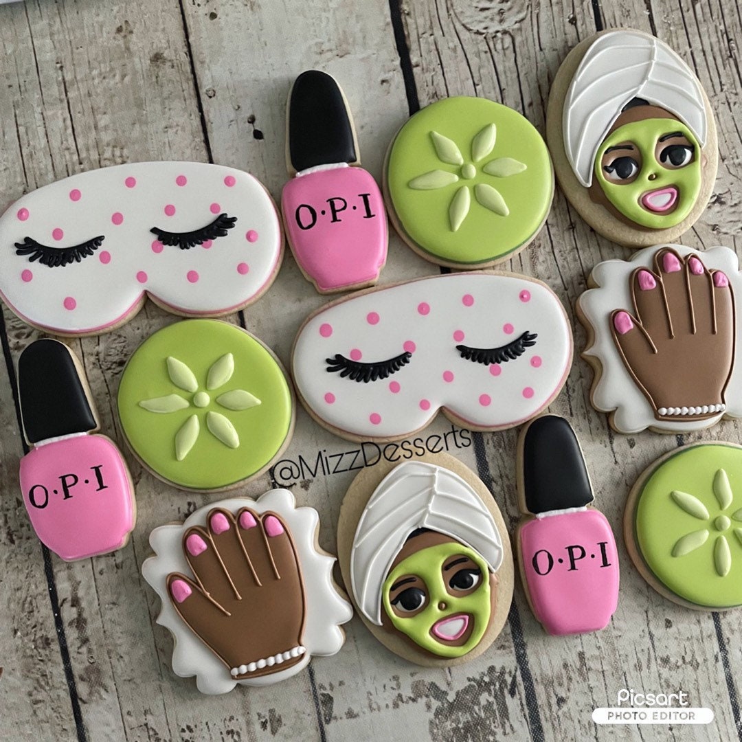 Spa Day Cookies - Etsy