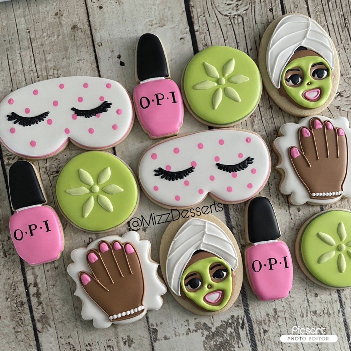 Spa Day Cookies - Etsy