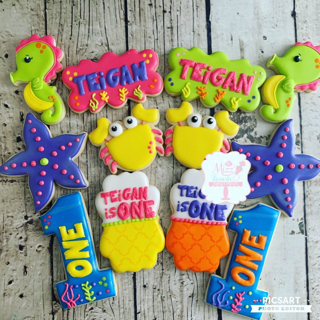 Under the Sea Sea Animal Cookies - Etsy UK
