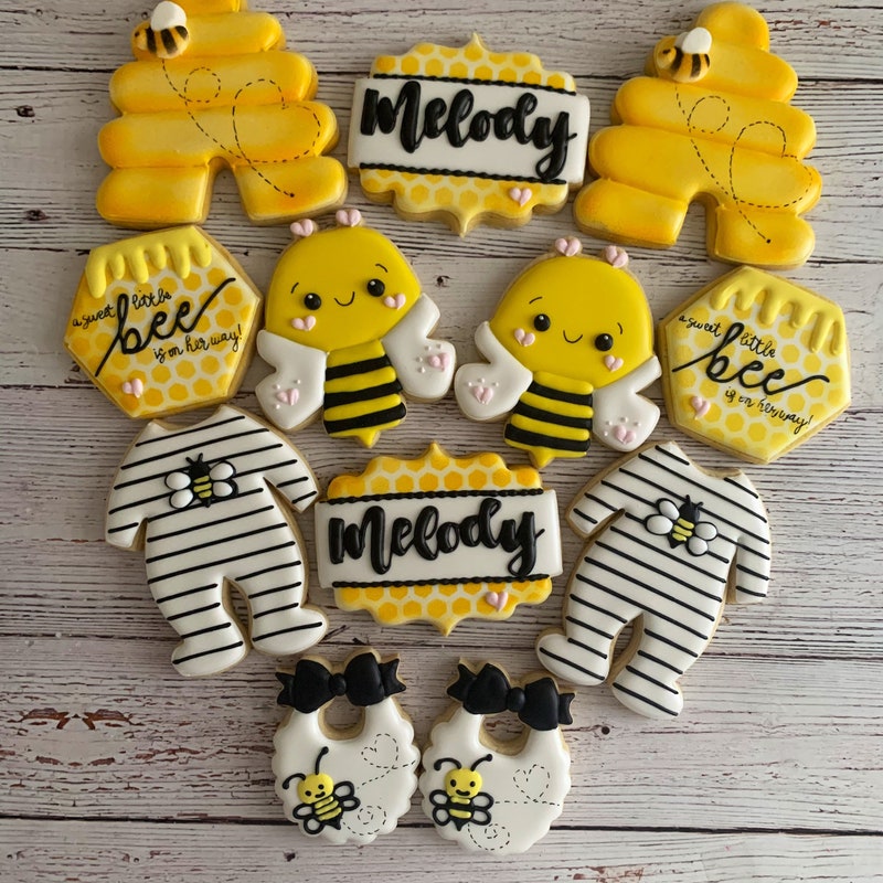 Bee Cookies - Etsy