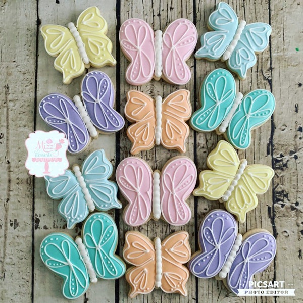Butterfly Cookies - Etsy