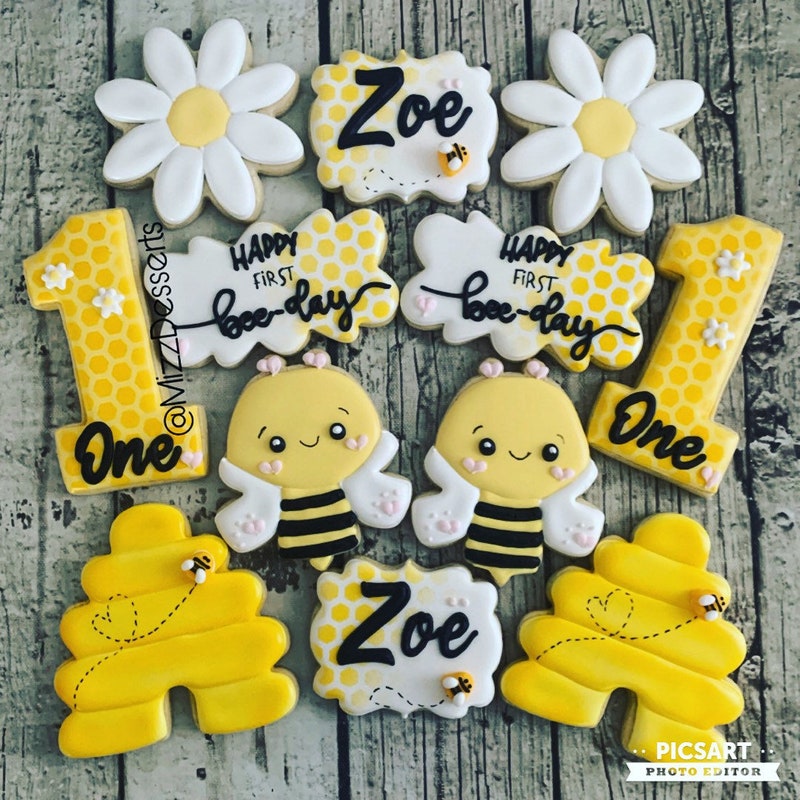 Bee Cookies - Etsy
