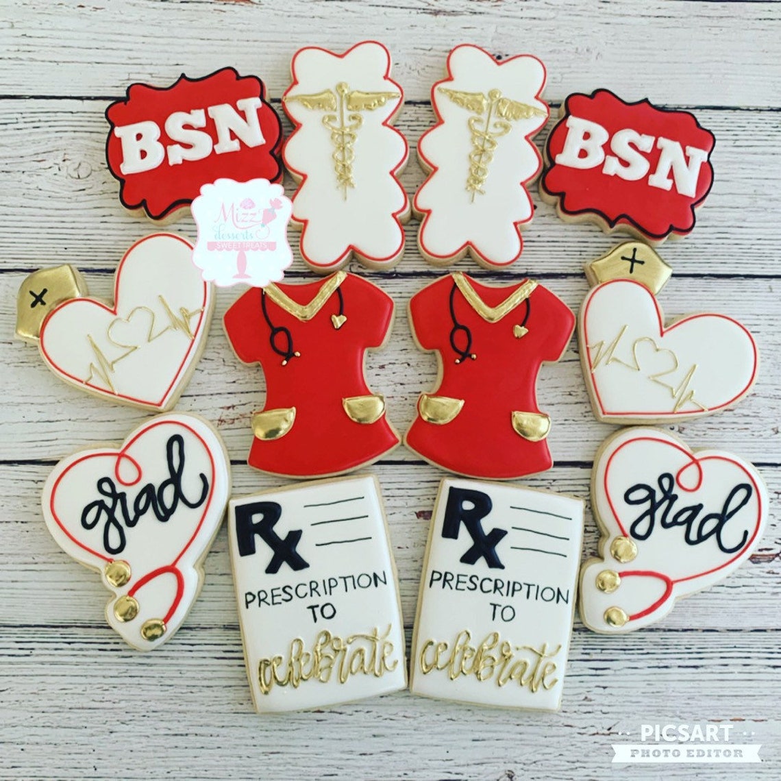 Nurse Graduation Cookies - Etsy