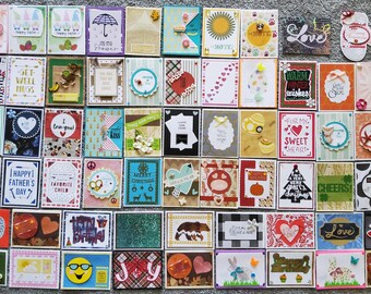 90 Handmade Assorted Occasion Greeting Cards Lot Great for Resale or ...