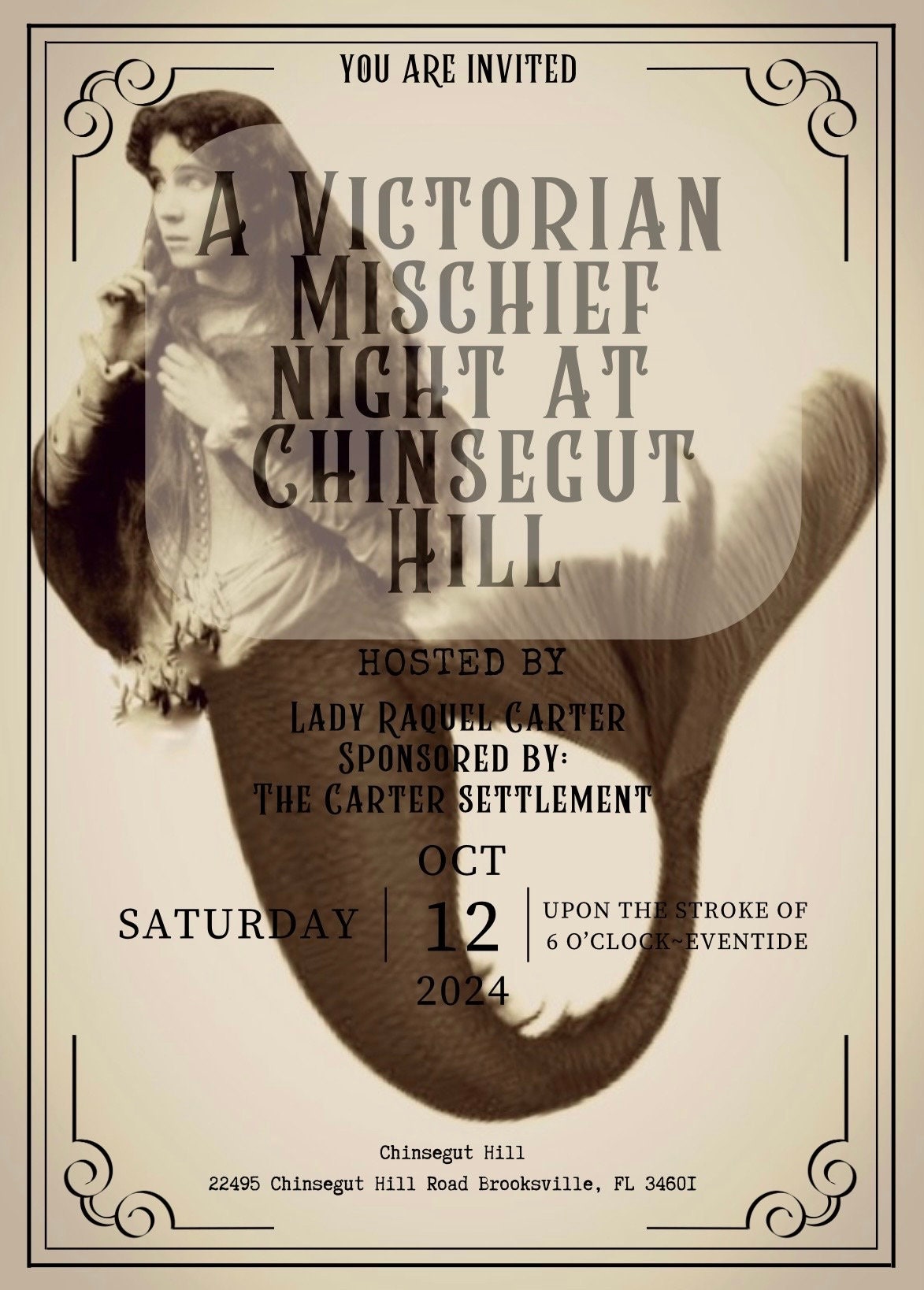 A Victorian Mischief Night at Chinsegut Hill - Etsy