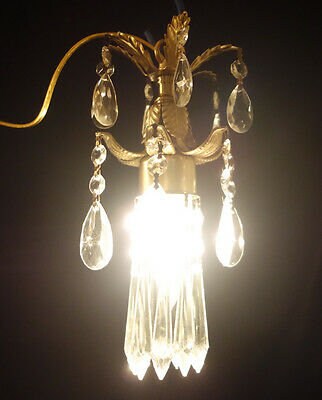 Foyer Hallway Corner Light Lily Small Blossom Flower Swag Plugin Lamp ...