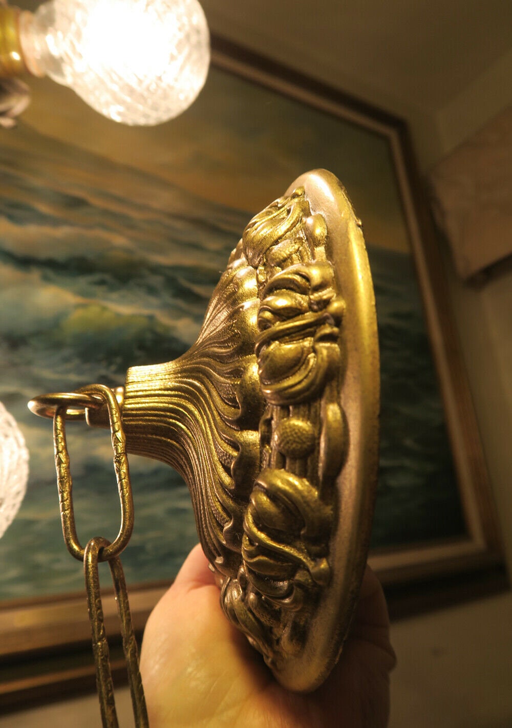 6 Vintage Solid Brass Gilt Bronze elaborate ornate | Etsy