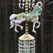 Porcelain Knight Horse Carousel Medieval Swag Lamp Brass Chandelier ...
