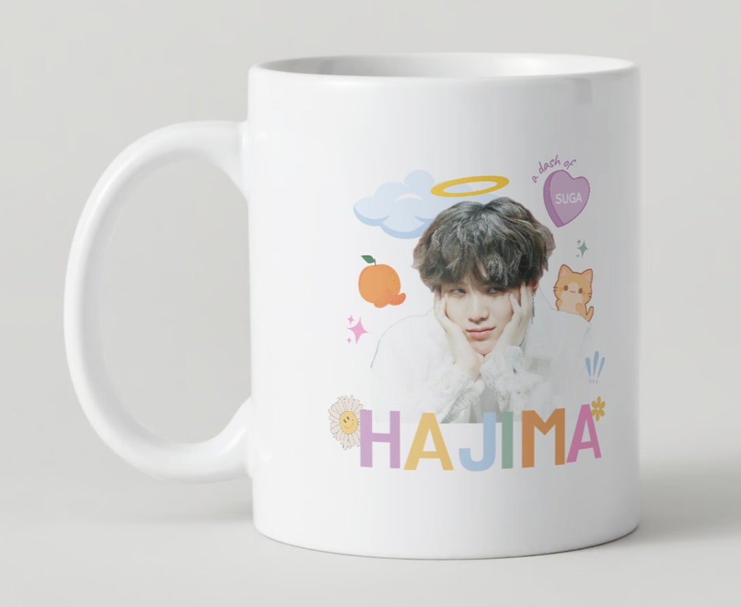 BTS 방탄소년단 Min Yoongi Hajima Suga, Agustd Stop It Hangul Dday, Run BTS 11oz Mug Dishwasher ...