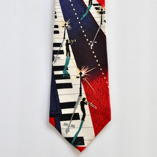 Piano Key Necktie - Etsy