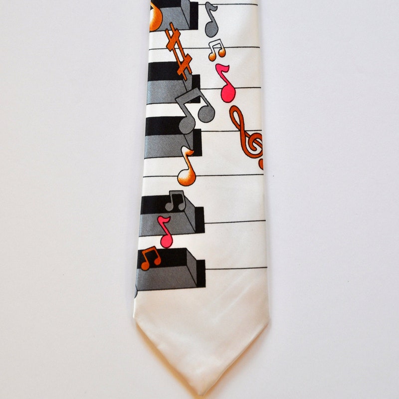 Piano Key Necktie - Etsy