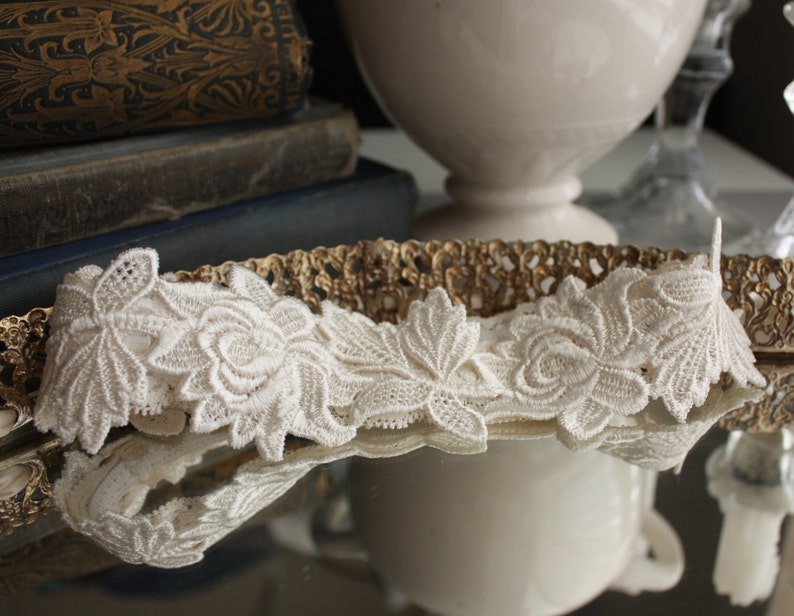 Lace Wedding Garter Lace Bridal Garter Simple Garter Lace - Etsy