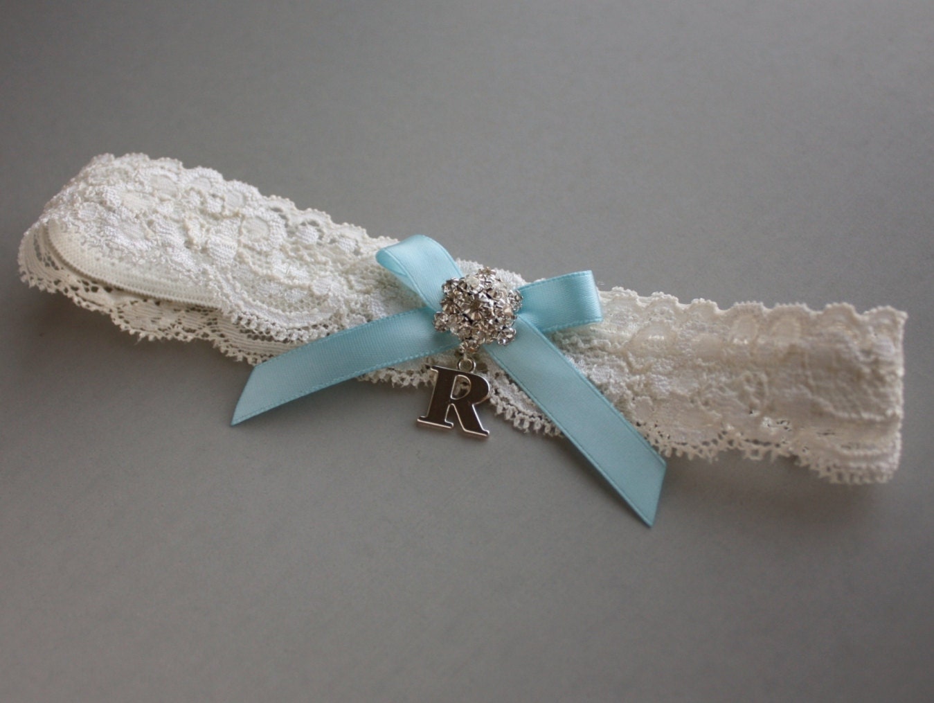 Personalized Garter Something Blue Lace Wedding Garter Lace | Etsy