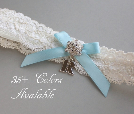 Personalized Garter Something Blue Lace Wedding Garter Lace - Etsy