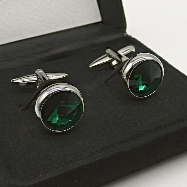 Green Cufflinks - Etsy