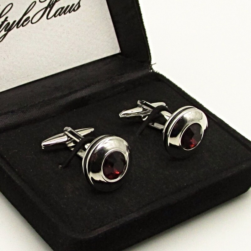 Amethyst Cufflinks - Etsy