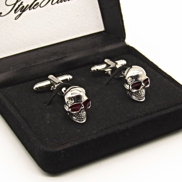 Skull Cufflinks - Etsy