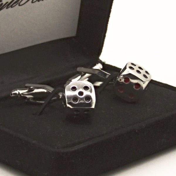 Dice Cufflinks - Etsy