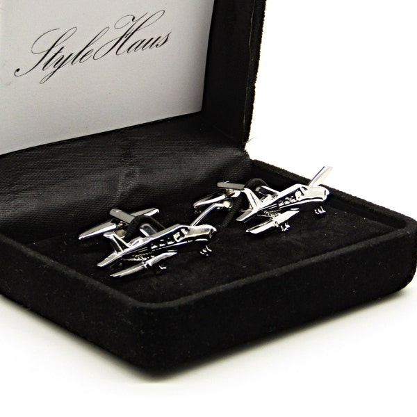 Airplane Cufflinks - Etsy
