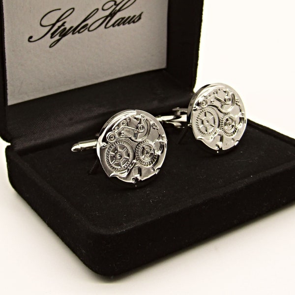 Clock Cufflinks - Etsy