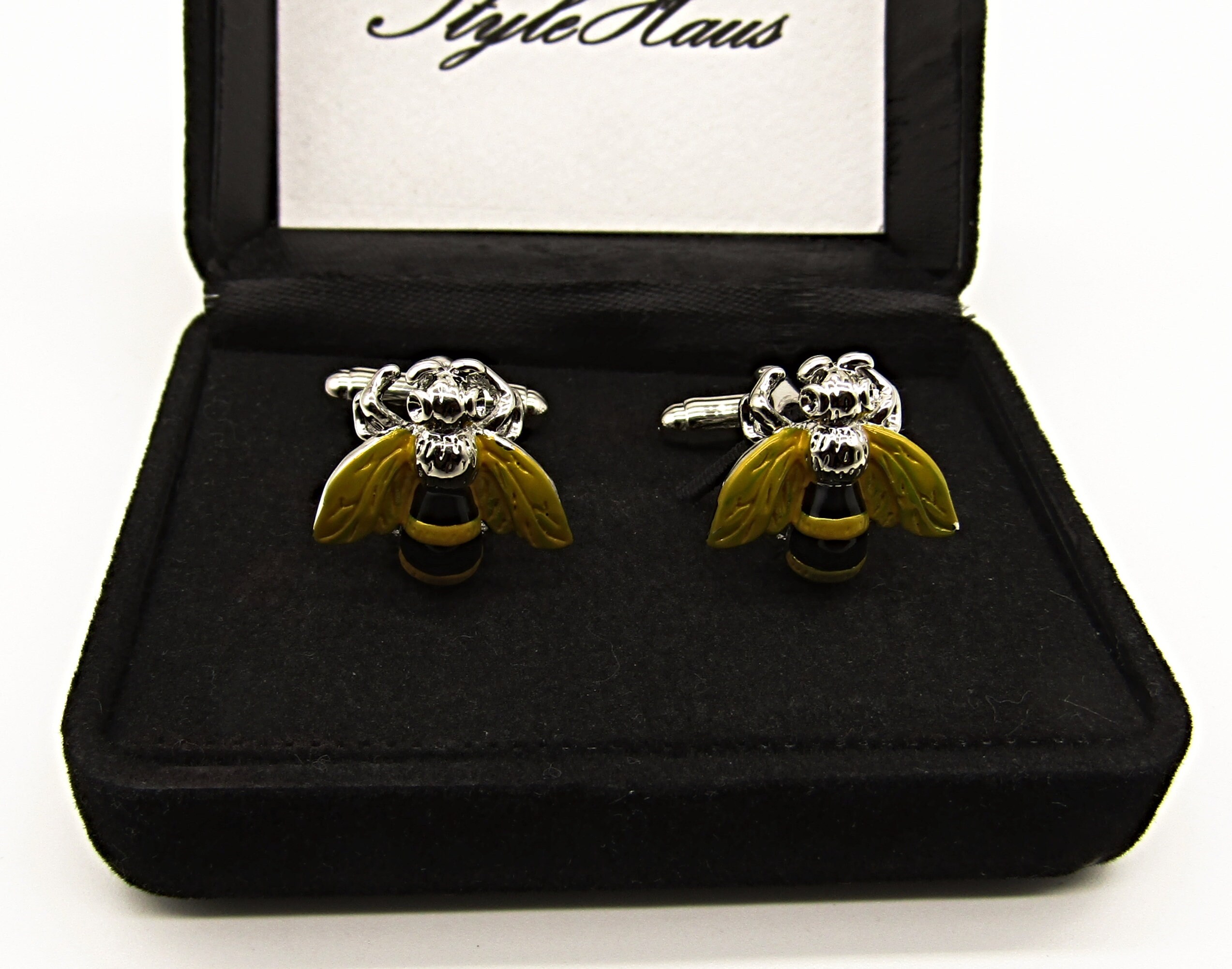 Bee Cufflinks, Bumble Bee Cufflinks, Wedding Cufflinks, Men's Cufflinks ...
