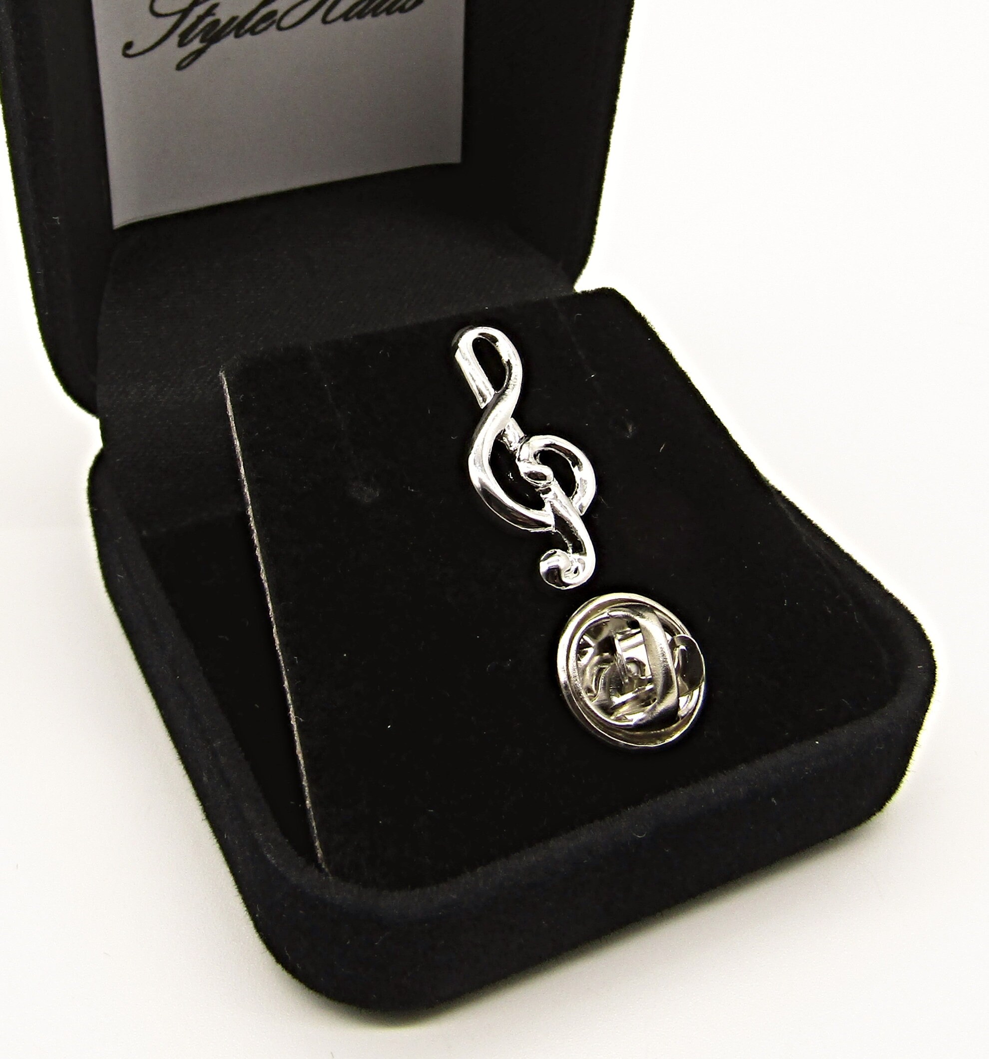 Treble Clef Pin, Musical Note Lapel Pin, Wedding Tie Pin, Men's Tie Pin ...