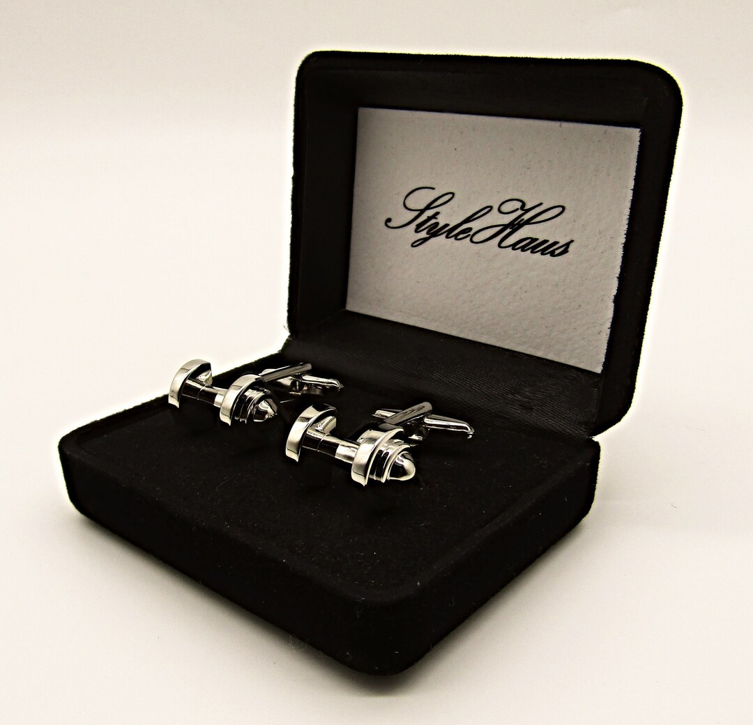 Dumbbell Cufflinks, Weight Lifting Cufflinks, Barbell Cufflinks, Men's ...