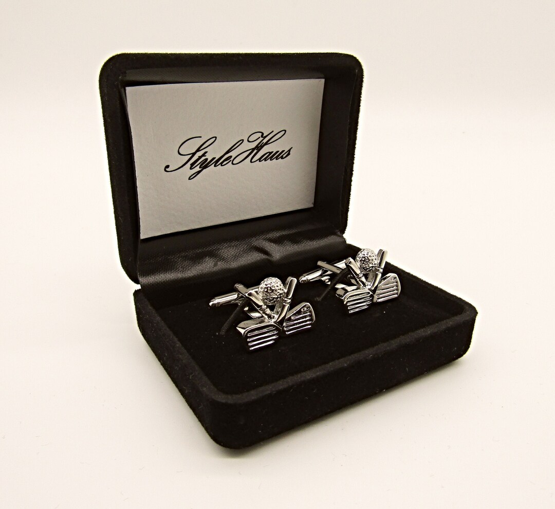 Golf Cufflinks, Golf Club Cufflinks, Golf Gift Cufflinks, Men's ...