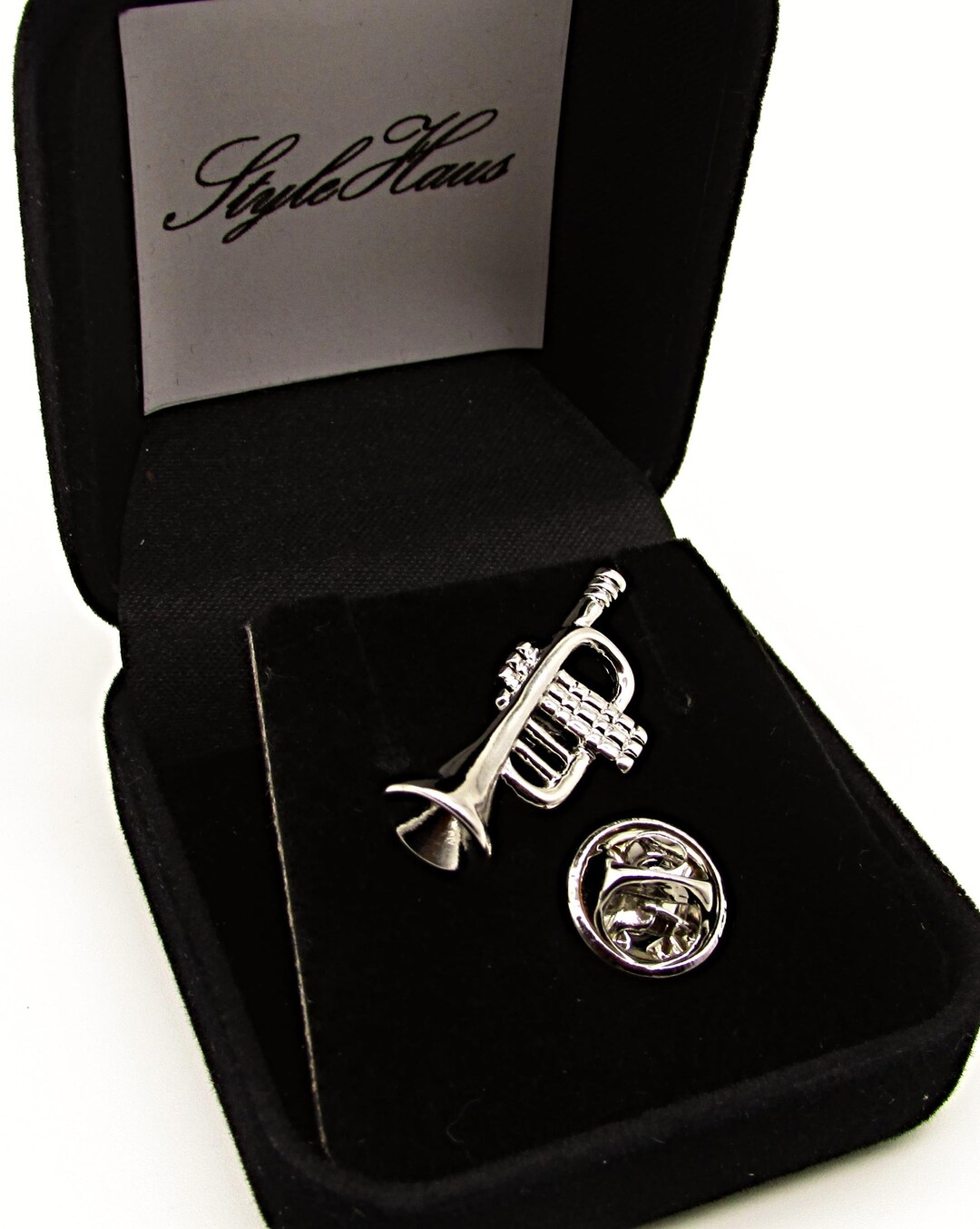 Trumpet Lapel Pin, Trumpet Pin, Wedding Tie Pin, Men's Tie Pin, Gift ...