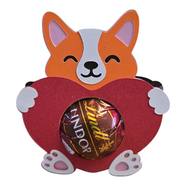 Lindt Lindor Chocolate Ball Holders Valentines Love Wolf Panda Cat ...
