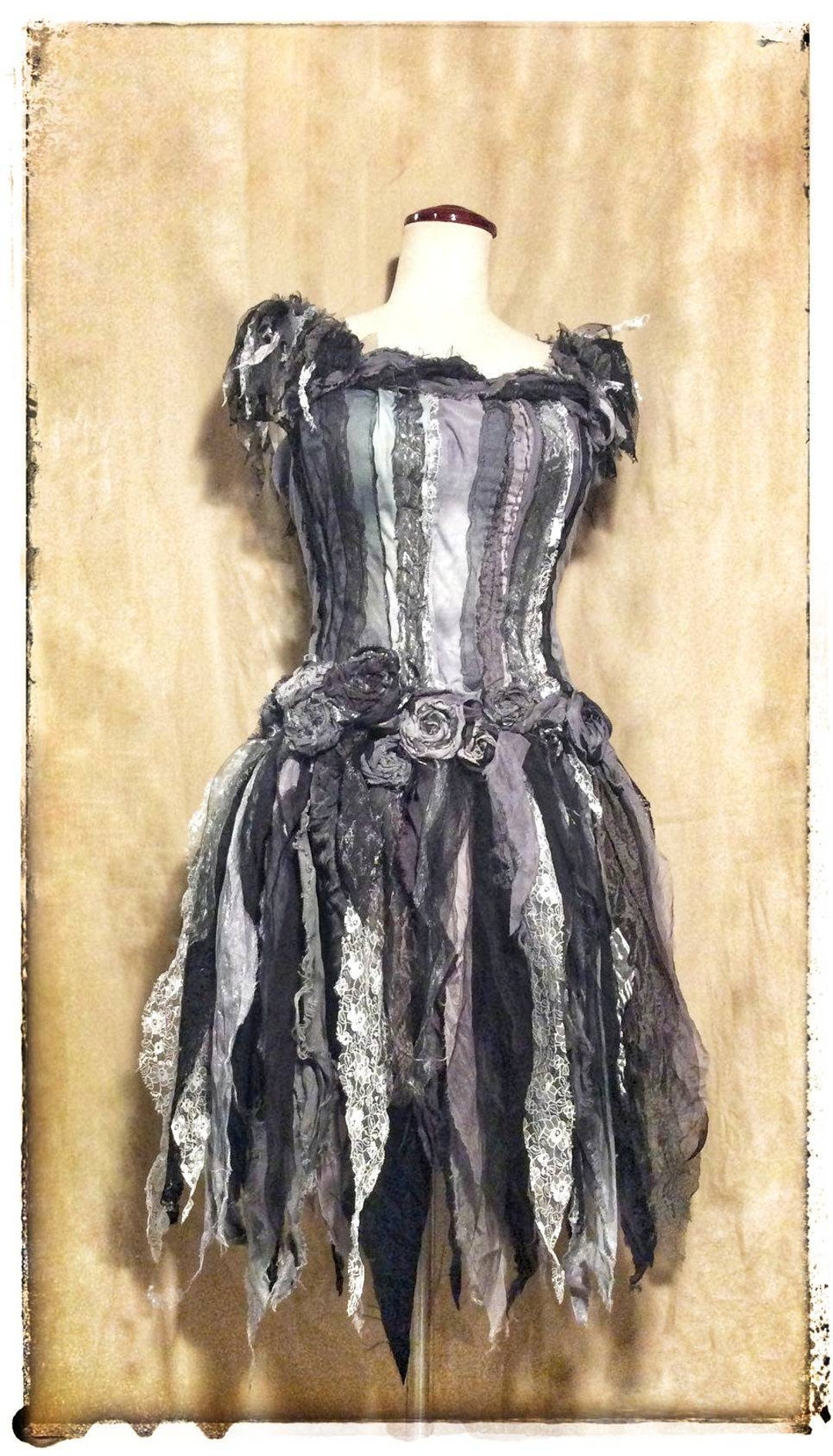 Gothic Wedding Dress, Goth Wedding Dress, Ghost Bride Dress by ...