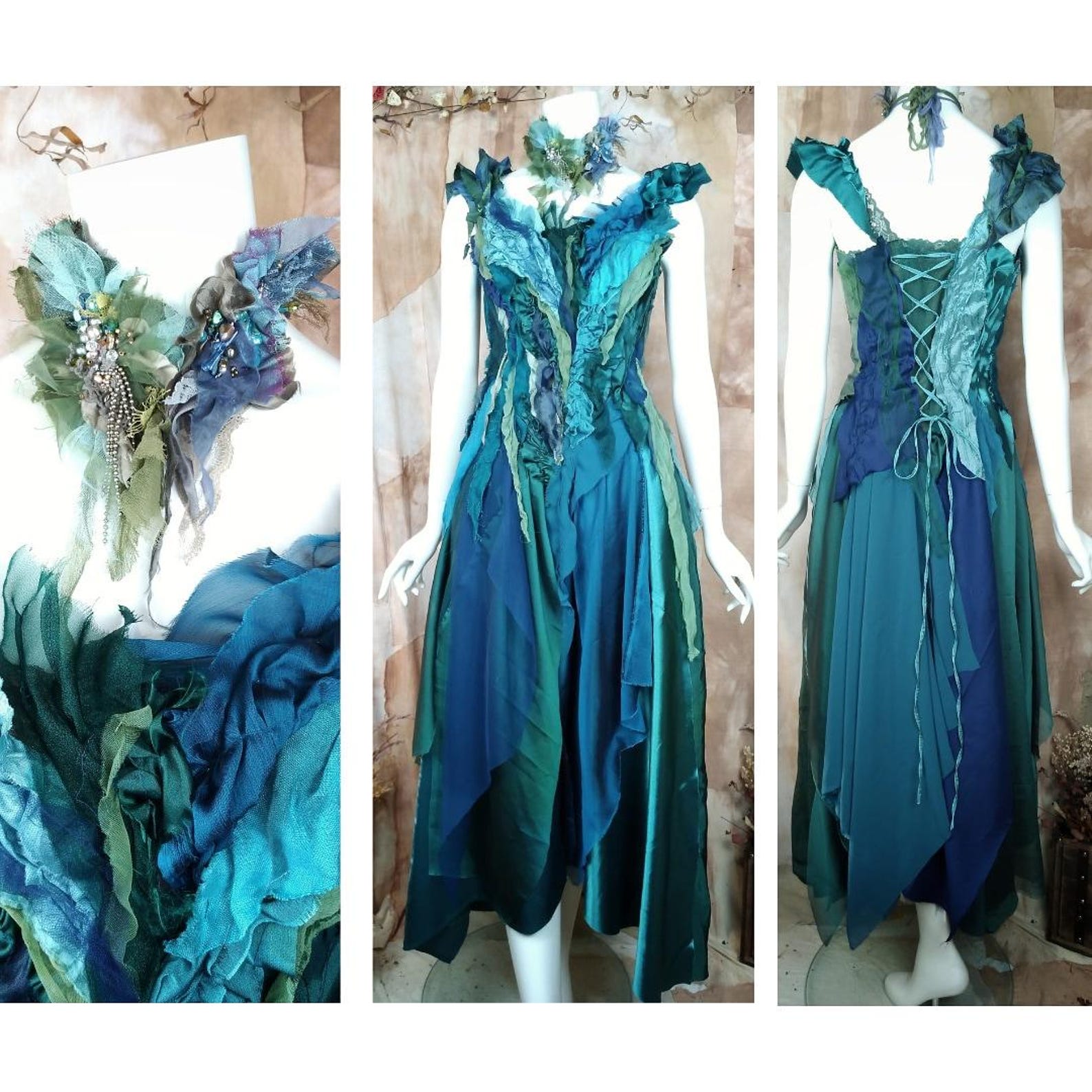 Fairy Wedding Dress: Forest Nymph Costume by Zollection - Etsy