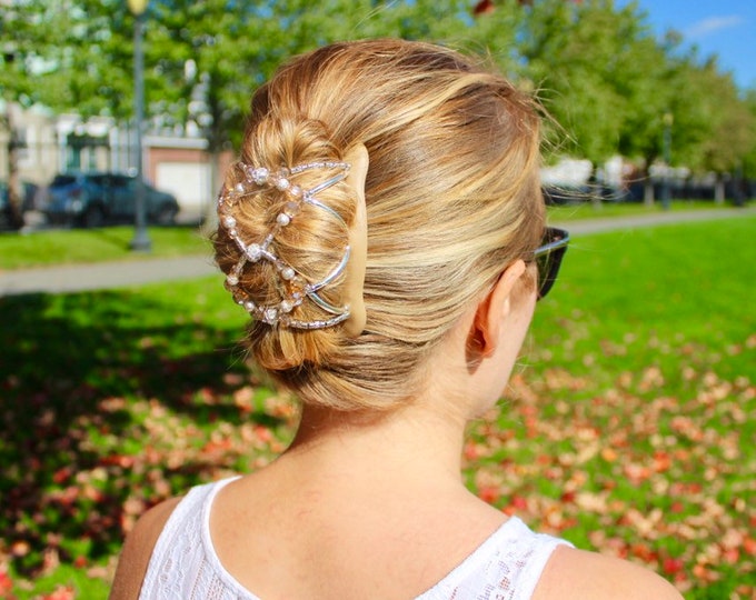 Fancy Comb Hair Accessory, Hair Bun Maker, French Twist, Hair Barrette ...