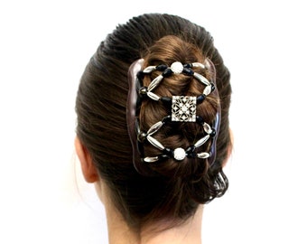 Double Stretchy Hair Combs - Etsy