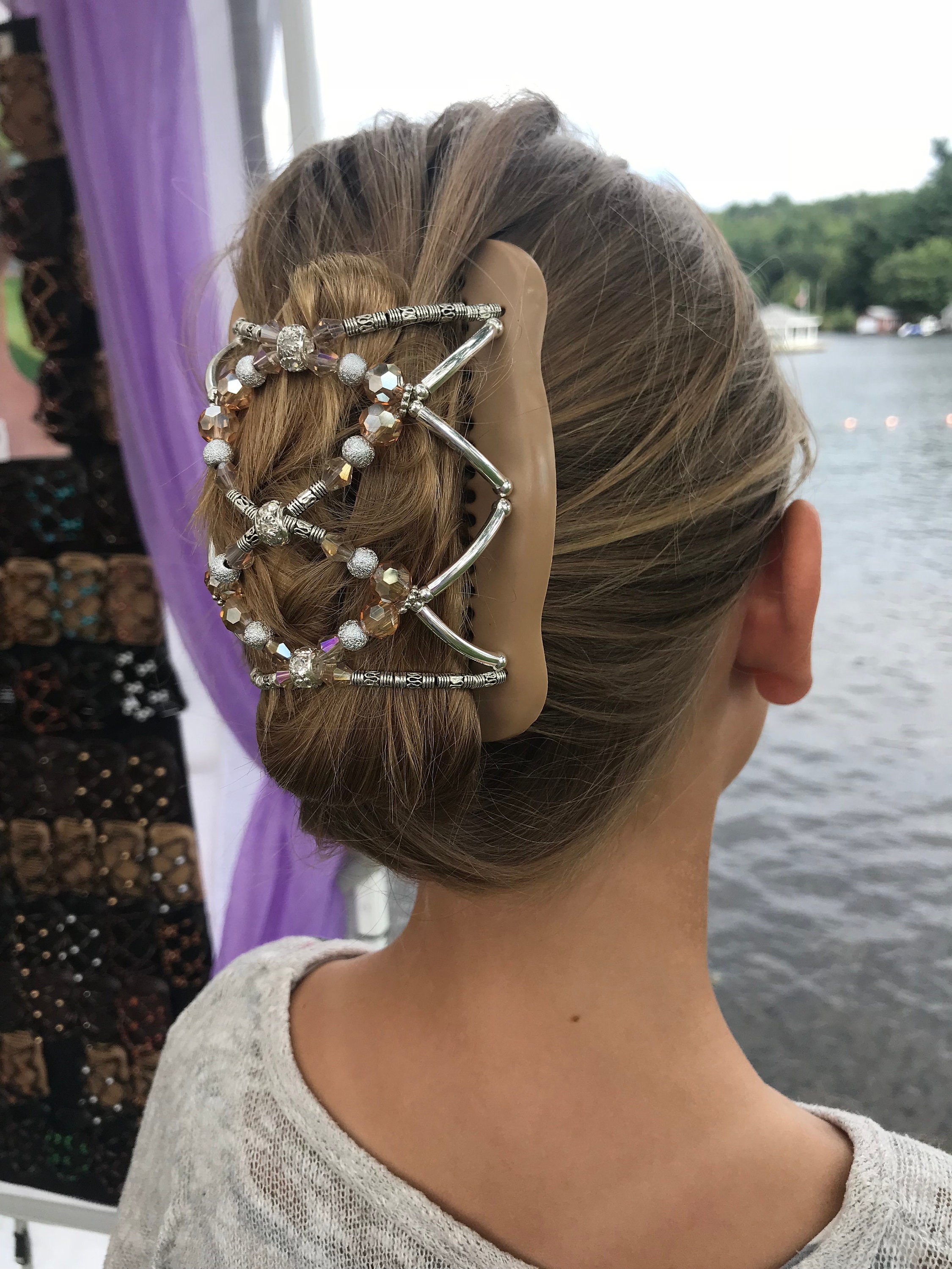 Fancy Comb Hair Accessory Hair Bun Maker French Twist Hair | Etsy