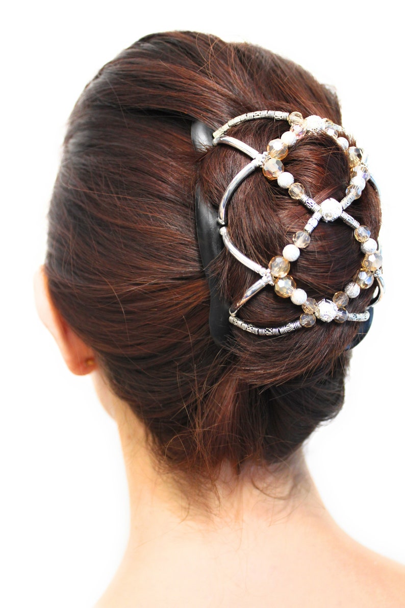 Gift for Her Jeweled Hair Accessory Bun Maker for Any Type - Etsy