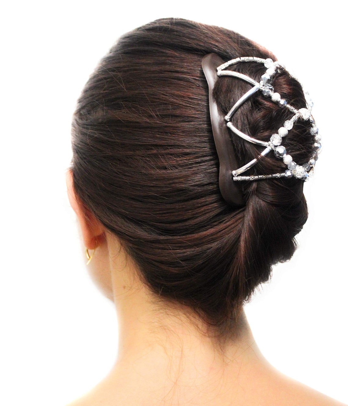Women Hair Clip for Holding Updo, French Twist, Bun Holder, Double ...