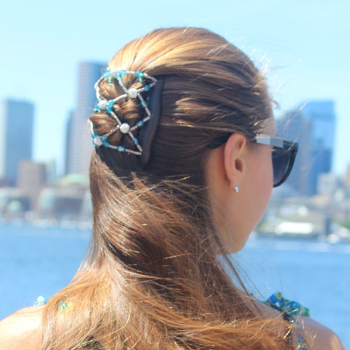 Woman's Turquoise Hair Jewelry for Hair This Hair Clip - Etsy