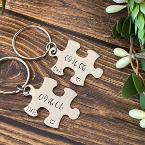 Personalized Puzzle Keychains, Friends Keychain, Puzzle Piece, Family ...