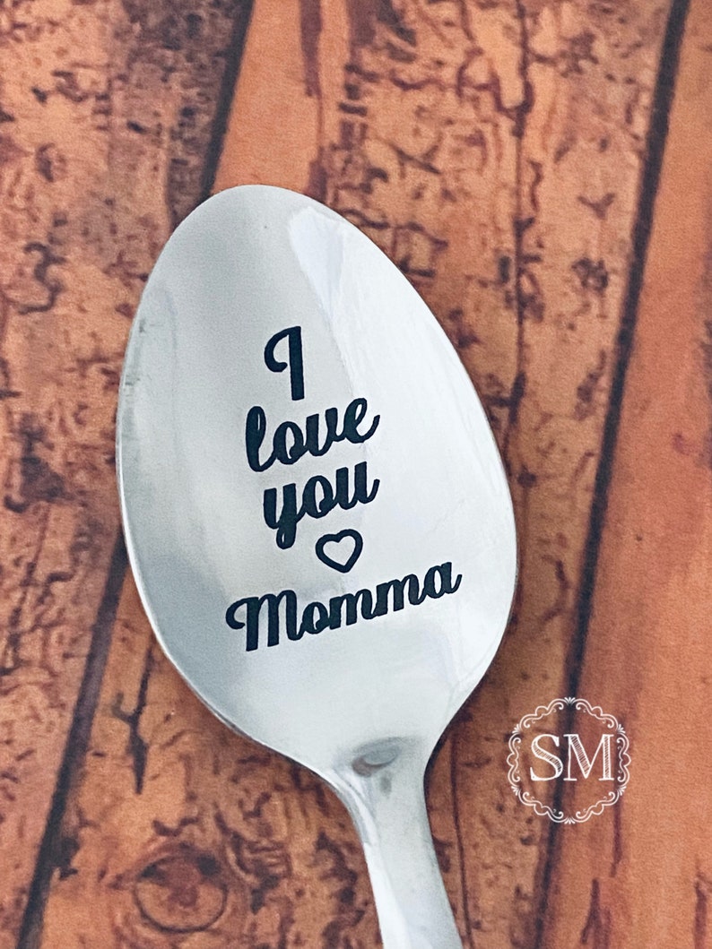 CUSTOM SPOON - Laser Engraved Silverware - Stainless Steel - Spoon ...