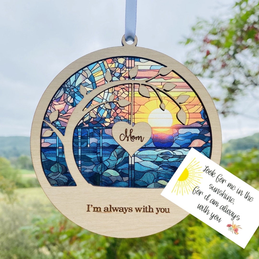 Sympathy Gift, Memorial Suncatcher, Sympathy Gift, Loss of Mom, Mother ...